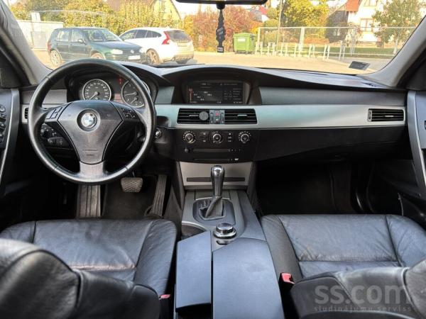 Melns BMW 525 2005 Bauska, ar dzinēja tilpumu 2.50 L un nobraukumu 352 tūkst. km par 3700 €, foto 11 vietnē AUTOMOTO.COM.LV