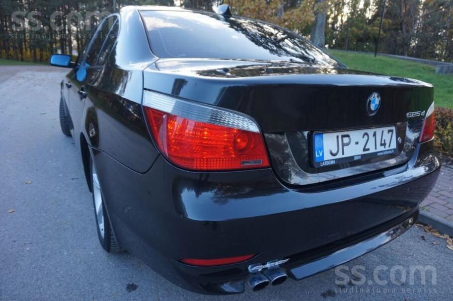 Melns BMW 525 2005 Jūrmala, ar dzinēja tilpumu 2.50 L un nobraukumu 247 tūkst. km par 4895 €, foto 18 vietnē AUTOMOTO.COM.LV