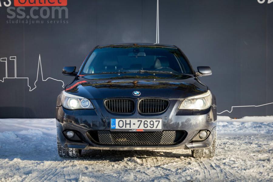 Melns BMW 525 2005 Rīga, ar dzinēja tilpumu 2.50 L un nobraukumu 396 tūkst. km par 6990 €, foto 2 vietnē AUTOMOTO.COM.LV