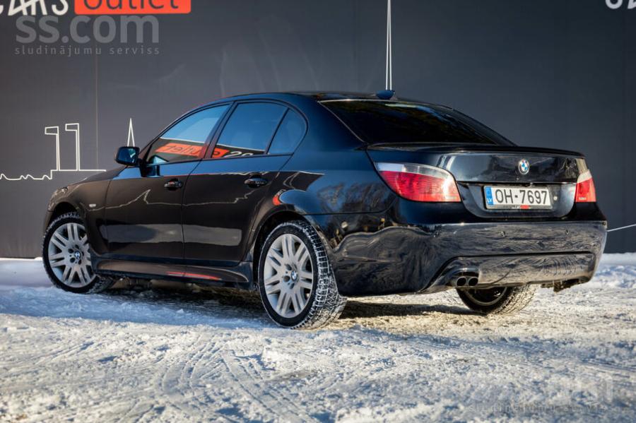 Melns BMW 525 2005 Rīga, ar dzinēja tilpumu 2.50 L un nobraukumu 396 tūkst. km par 6990 €, foto 6 vietnē AUTOMOTO.COM.LV