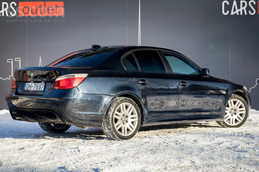 Melns BMW 525 2005 Rīga, ar dzinēja tilpumu 2.50 L un nobraukumu 396 tūkst. km par 6990 €, foto 7 vietnē AUTOMOTO.COM.LV