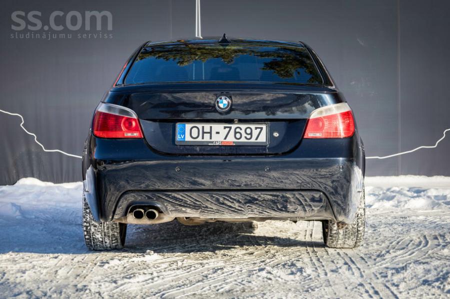 Melns BMW 525 2005 Rīga, ar dzinēja tilpumu 2.50 L un nobraukumu 396 tūkst. km par 6990 €, foto 8 vietnē AUTOMOTO.COM.LV