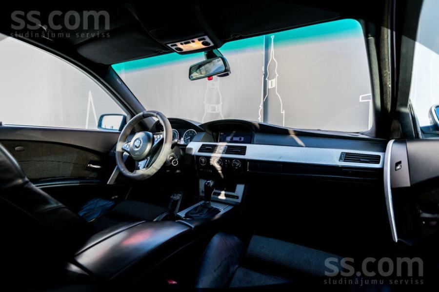 Melns BMW 525 2005 Rīga, ar dzinēja tilpumu 2.50 L un nobraukumu 396 tūkst. km par 6990 €, foto 11 vietnē AUTOMOTO.COM.LV