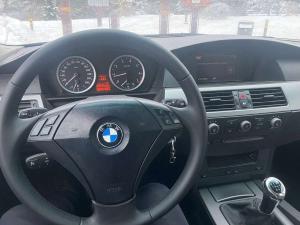 Black BMW 525 2005 in Vilnius, with an engine capacity of 2.50 L and mileage of 249 thousand km for 2800 €, photo 7 on AUTOMOTO.COM.LV