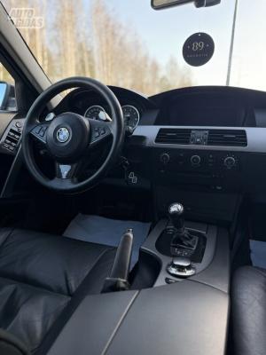 Melns BMW 525 2005 Viļņa, ar dzinēja tilpumu 2.50 L un nobraukumu 250 tūkst. km par 3650 €, foto 5 vietnē AUTOMOTO.COM.LV