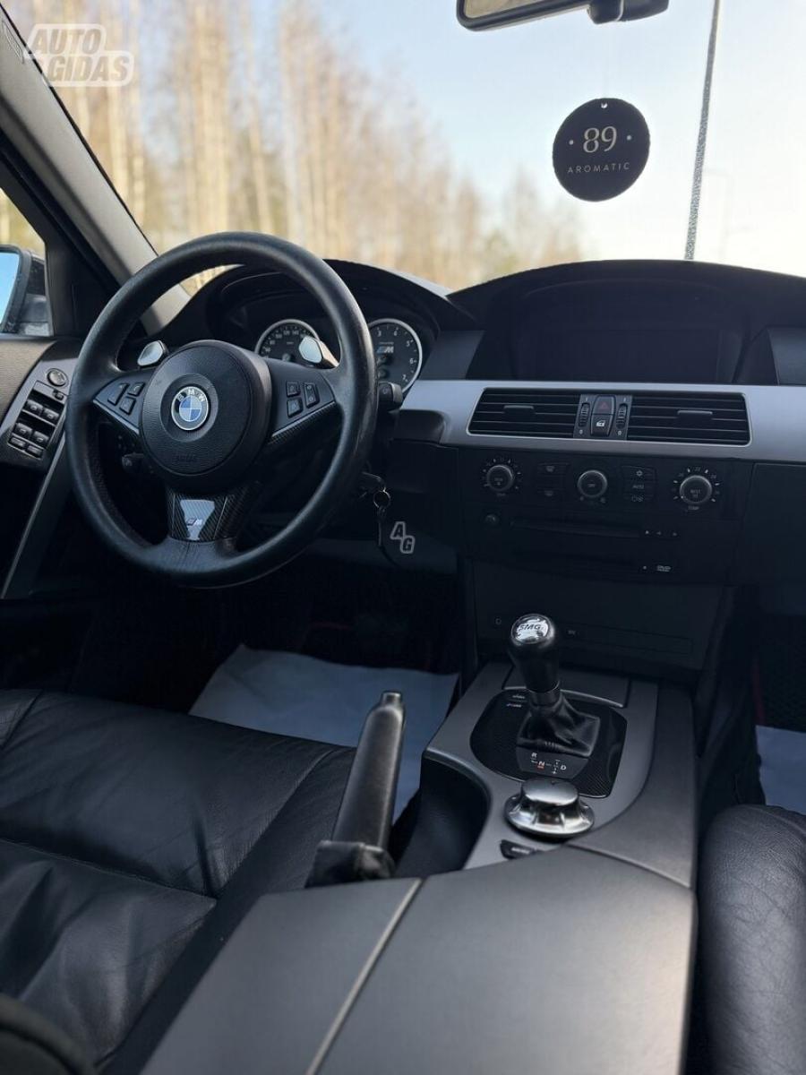Melns BMW 525 2005 Viļņa, ar dzinēja tilpumu 2.50 L un nobraukumu 250 tūkst. km par 3650 €, foto 5 vietnē AUTOMOTO.COM.LV