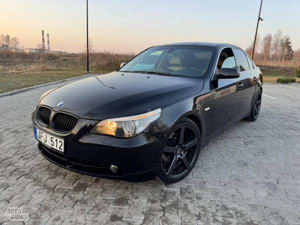 Black BMW 525 2005 in Kaunas, with an engine capacity of 2.50 L and mileage of 290 thousand km for 2750 €, photo 5 on AUTOMOTO.COM.LV