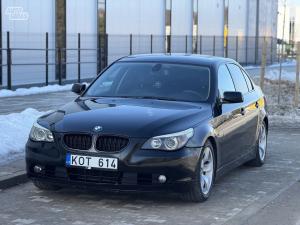 Black BMW 525 2005 in Vilnius, with an engine capacity of 2.50 L and mileage of 250 thousand km for 3450 €, photo 5 on AUTOMOTO.COM.LV