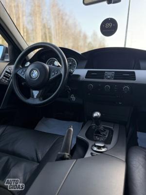 Black BMW 525 2005 in Vilnius, with an engine capacity of 2.50 L and mileage of 250 thousand km for 3450 €, photo 17 on AUTOMOTO.COM.LV