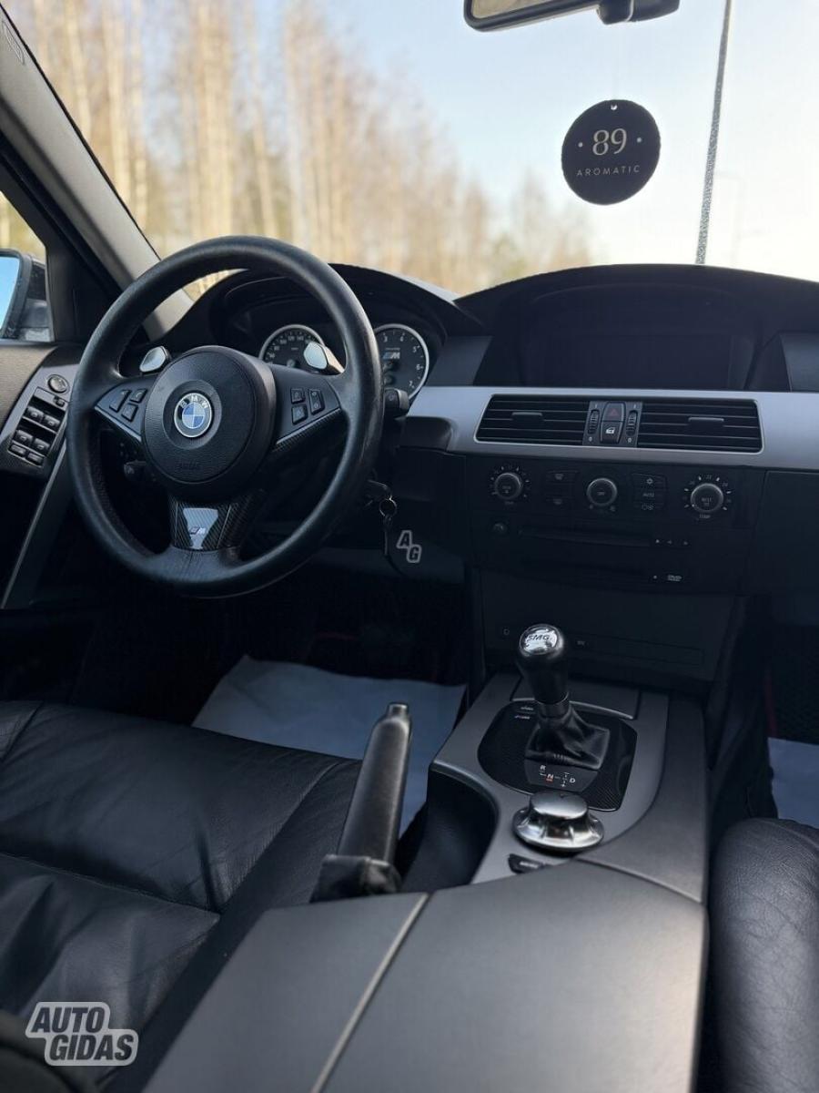 Black BMW 525 2005 in Vilnius, with an engine capacity of 2.50 L and mileage of 250 thousand km for 3450 €, photo 17 on AUTOMOTO.COM.LV