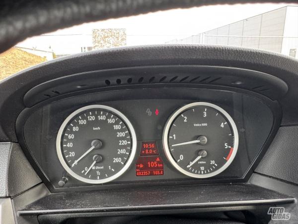 Melns BMW 525 2005 Kauņa, ar dzinēja tilpumu 2.50 L un nobraukumu 480 tūkst. km par 2300 €, foto 8 vietnē AUTOMOTO.COM.LV