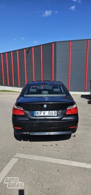 Black BMW 525 2005 in Vilnius, with an engine capacity of 2.50 L and mileage of 440 thousand km for 2800 €, photo  on AUTOMOTO.COM.LV