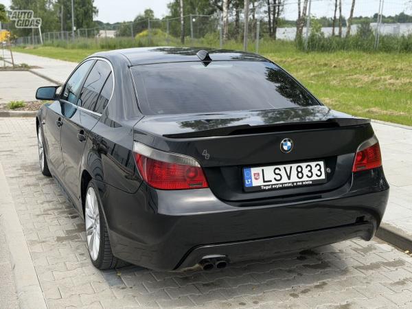 Melns BMW 525 2005 Viļņa, ar dzinēja tilpumu 2.50 L un nobraukumu 350 tūkst. km par 4350 €, foto 8 vietnē AUTOMOTO.COM.LV