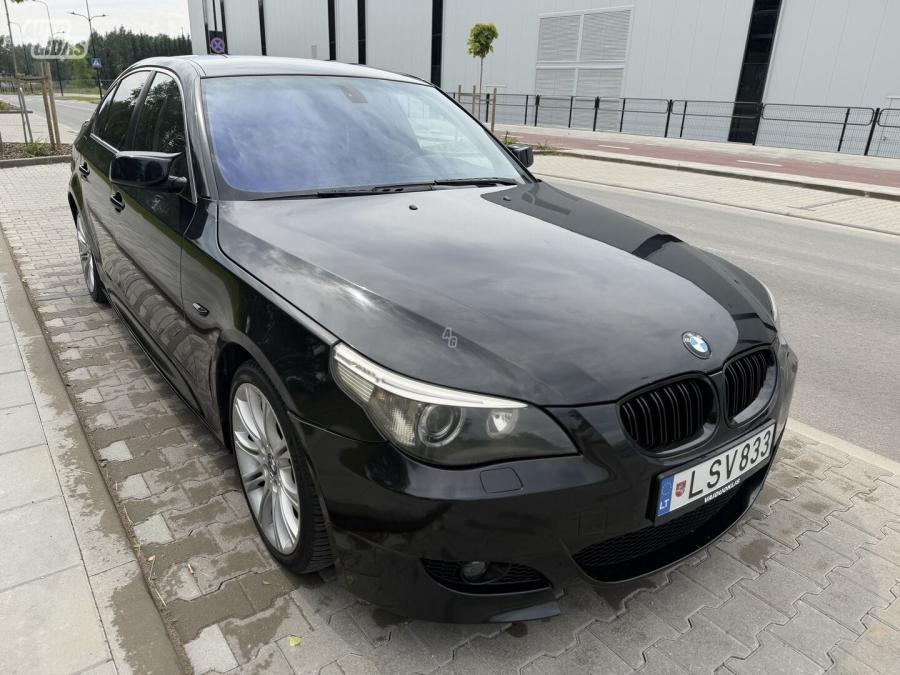 Черный БМВ 525 2005 в Вильнюс, объемом двигателя 2.50 л и пробегом 350 тыс. км за 4350 €, фото 4 на AUTOMOTO.COM.LV