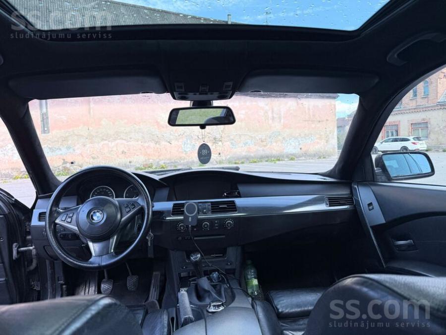 Черный БМВ 525 2005 в Бауска, объемом двигателя 2.50 л и пробегом 540 тыс. км за 2100 €, фото 5 на AUTOMOTO.COM.LV