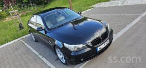 Black BMW 525 2005 in Rezekne, with an engine capacity of 2.50 L and mileage of 376 thousand km for 3090 €, photo  on AUTOMOTO.COM.LV