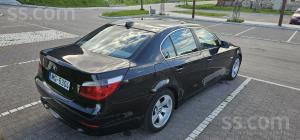 Black BMW 525 2005 in Rezekne, with an engine capacity of 2.50 L and mileage of 376 thousand km for 3090 €, photo 8 on AUTOMOTO.COM.LV