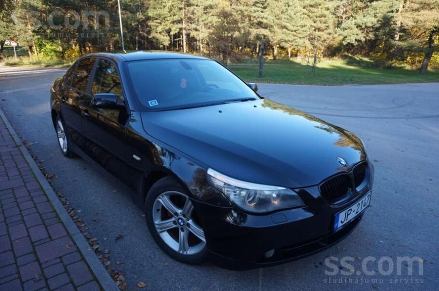 Черный БМВ 525 2005 в Юрмала, объемом двигателя 2.50 л и пробегом 247 тыс. км за 4895 €, фото 12 на AUTOMOTO.COM.LV