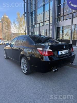 Black BMW 525 2005 in Riga, with an engine capacity of 2.50 L and mileage of 0 thousand km for 4500 €, photo 5 on AUTOMOTO.COM.LV