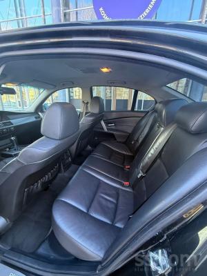 Black BMW 525 2005 in Riga, with an engine capacity of 2.50 L and mileage of 0 thousand km for 4500 €, photo 8 on AUTOMOTO.COM.LV