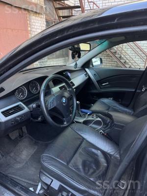 Melns BMW 525 2005 Rīga, ar dzinēja tilpumu 2.50 L un nobraukumu 367 tūkst. km par 3150 €, foto 10 vietnē AUTOMOTO.COM.LV