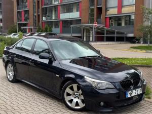 Black BMW 525 2005 in Riga, with an engine capacity of 2.50 L and mileage of 323 thousand km for 4990 €, photo  on AUTOMOTO.COM.LV