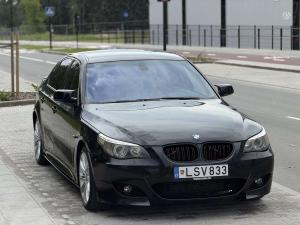Black BMW 525 2005 in Vilnius, with an engine capacity of 2.50 L and mileage of 349 thousand km for 4200 €, photo 7 on AUTOMOTO.COM.LV
