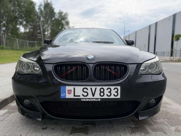 Melns BMW 525 2005 Viļņa, ar dzinēja tilpumu 2.50 L un nobraukumu 349 tūkst. km par 4200 €, foto 8 vietnē AUTOMOTO.COM.LV