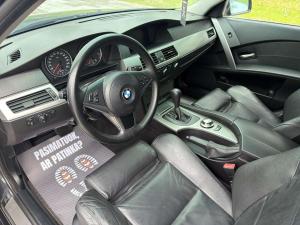 Black BMW 525 2005 in Vilnius, with an engine capacity of 2.50 L and mileage of 349 thousand km for 4200 €, photo 20 on AUTOMOTO.COM.LV