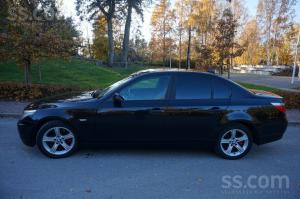 Black BMW 525 2005 in Jurmala, with an engine capacity of 2.50 L and mileage of 247 thousand km for 4795 €, photo 5 on AUTOMOTO.COM.LV