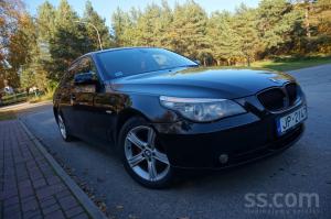 Black BMW 525 2005 in Jurmala, with an engine capacity of 2.50 L and mileage of 247 thousand km for 4795 €, photo 13 on AUTOMOTO.COM.LV
