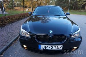 Black BMW 525 2005 in Jurmala, with an engine capacity of 2.50 L and mileage of 247 thousand km for 4795 €, photo 14 on AUTOMOTO.COM.LV