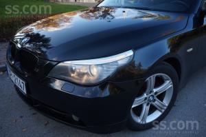 Black BMW 525 2005 in Jurmala, with an engine capacity of 2.50 L and mileage of 247 thousand km for 4795 €, photo 19 on AUTOMOTO.COM.LV