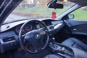 Black BMW 525 2005 in Jurmala, with an engine capacity of 2.50 L and mileage of 247 thousand km for 4795 €, photo 22 on AUTOMOTO.COM.LV