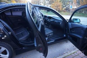 Black BMW 525 2005 in Jurmala, with an engine capacity of 2.50 L and mileage of 247 thousand km for 4795 €, photo 25 on AUTOMOTO.COM.LV