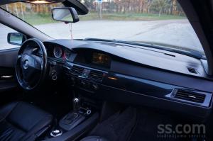 Black BMW 525 2005 in Jurmala, with an engine capacity of 2.50 L and mileage of 247 thousand km for 4795 €, photo 27 on AUTOMOTO.COM.LV