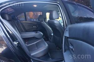 Black BMW 525 2005 in Jurmala, with an engine capacity of 2.50 L and mileage of 247 thousand km for 4795 €, photo 28 on AUTOMOTO.COM.LV