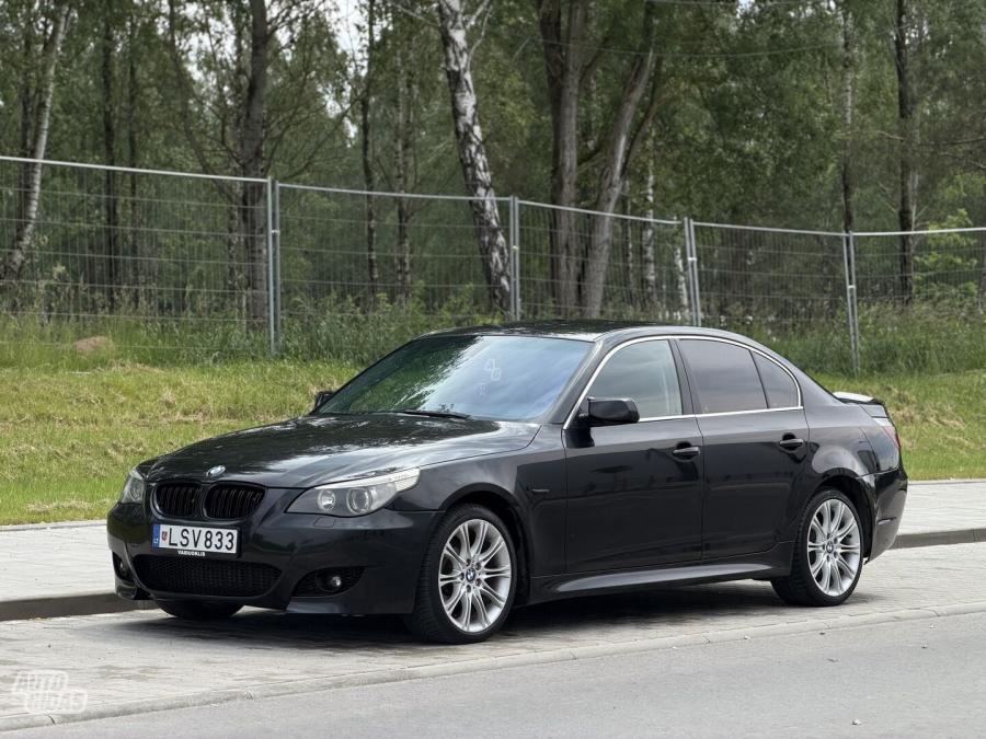 Черный БМВ 525 2005 в Вильнюс, объемом двигателя 2.50 л и пробегом 349 тыс. км за 3890 €, фото 3 на AUTOMOTO.COM.LV