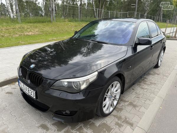 Black BMW 525 2005 in Vilnius, with an engine capacity of 2.50 L and mileage of 349 thousand km for 3750 €, photo 9 on AUTOMOTO.COM.LV