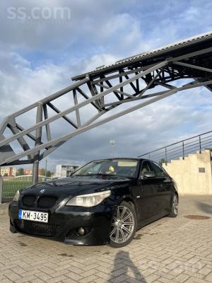 Black BMW 525 2005 in Valmiera, with an engine capacity of 2.50 L and mileage of 318 thousand km for 4000 €, photo 11 on AUTOMOTO.COM.LV