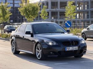 Melns BMW 525 2005 Viļņa, ar dzinēja tilpumu 2.50 L un nobraukumu 321 tūkst. km par 4399 €, foto 3 vietnē AUTOMOTO.COM.LV
