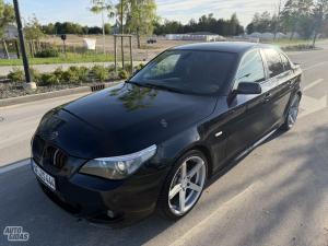 Black BMW 525 2005 in Vilnius, with an engine capacity of 2.50 L and mileage of 321 thousand km for 4350 €, photo 5 on AUTOMOTO.COM.LV