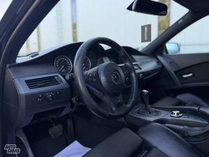 Black BMW 525 2005 in Vilnius, with an engine capacity of 2.50 L and mileage of 321 thousand km for 4350 €, photo 22 on AUTOMOTO.COM.LV