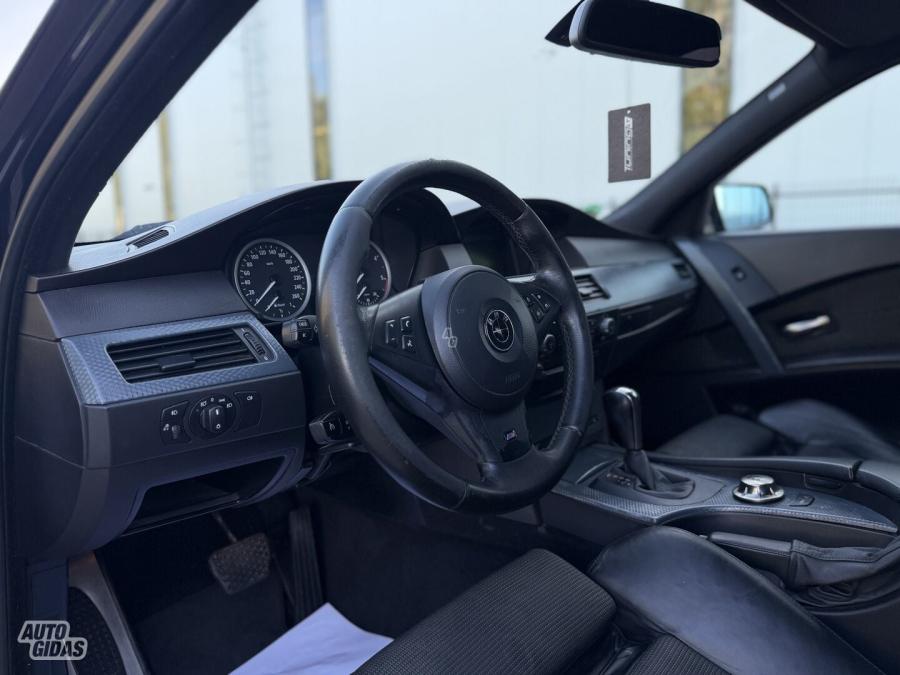 Black BMW 525 2005 in Vilnius, with an engine capacity of 2.50 L and mileage of 321 thousand km for 4350 €, photo 22 on AUTOMOTO.COM.LV