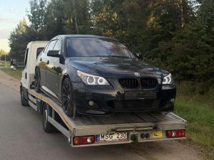 Черный БМВ 525 2005 в Вильнюс, объемом двигателя 2.50 л и пробегом 450 тыс. км за 3650 €, фото 9 на AUTOMOTO.COM.LV