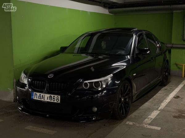 Melns BMW 525 2005 Viļņa, ar dzinēja tilpumu 2.50 L un nobraukumu 460 tūkst. km par 3599 €, foto 5 vietnē AUTOMOTO.COM.LV