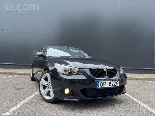 Черный БМВ 525 2005 в Рига, объемом двигателя 2.50 л и пробегом 370 тыс. км за 4600 €, фото 1 на AUTOMOTO.COM.LV