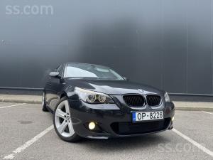 Black BMW 525 2005 in Riga, with an engine capacity of 2.50 L and mileage of 370 thousand km for 4600 €, photo  on AUTOMOTO.COM.LV