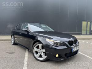 Black BMW 525 2005 in Riga, with an engine capacity of 2.50 L and mileage of 370 thousand km for 4600 €, photo 3 on AUTOMOTO.COM.LV