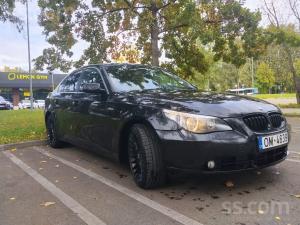 Black BMW 525 2005 in Riga, with an engine capacity of 2.50 L and mileage of 416 thousand km for 3490 €, photo 5 on AUTOMOTO.COM.LV